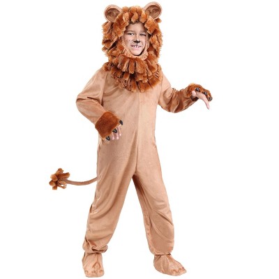 Halloweencostumes.com Medium Girl Girls A-roar-able Lion Costume, Brown ...