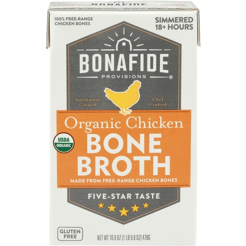 Bonafide Provisions Organic Chicken Bone Broth - Case Of 6 - 16.9 Oz ...