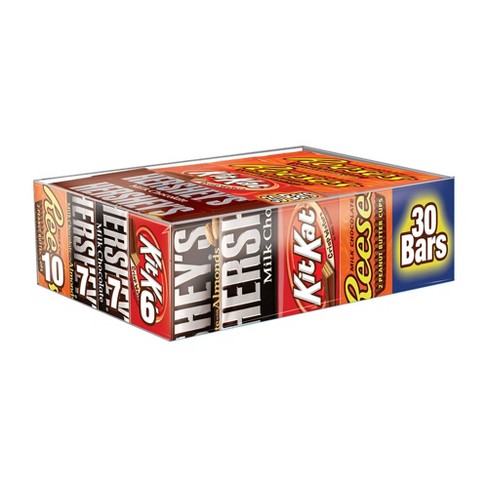 Hershey Chocolate Full Size Variety Pack - 45oz/30ct : Target