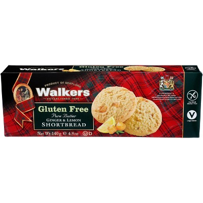Walkers Cookie Ginger Lemon Shortbread - Pack Of 6 - 4.9 Oz : Target