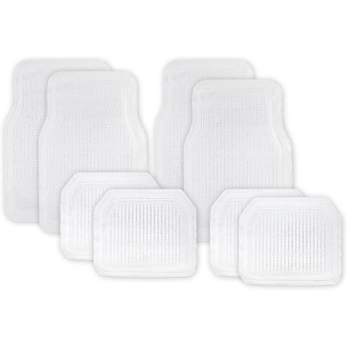 Zone Tech All Weather Full Rubber Clear Car Interior Floor Mats 2-pack ...