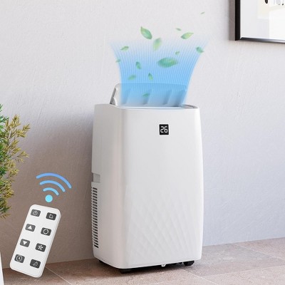 14000btus Portable Air Conditioner 3-in-1 With Remote Control And Led ...