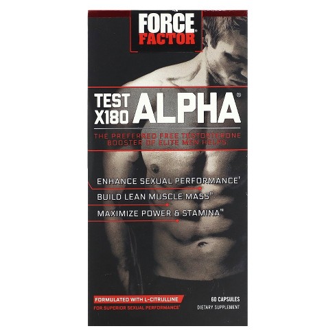 Force Factor Test X180 Alpha®, 60 Capsules : Target