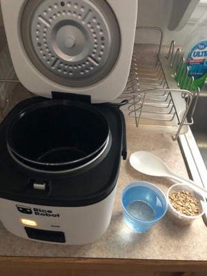 Rice Robot Rice Cooker 4.5 Cups Cooked Electric Mini Rice Maker Pot ...