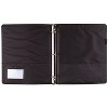 Cambridge 1" Professional Clear View 3 Ring Binder Black : Target
