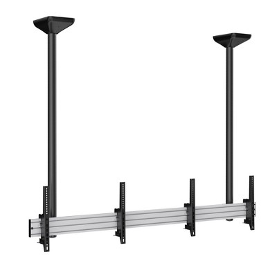 Mount-it! Digital Signage Dual Screen Ceiling Mount, Fits 45 - 55 ...