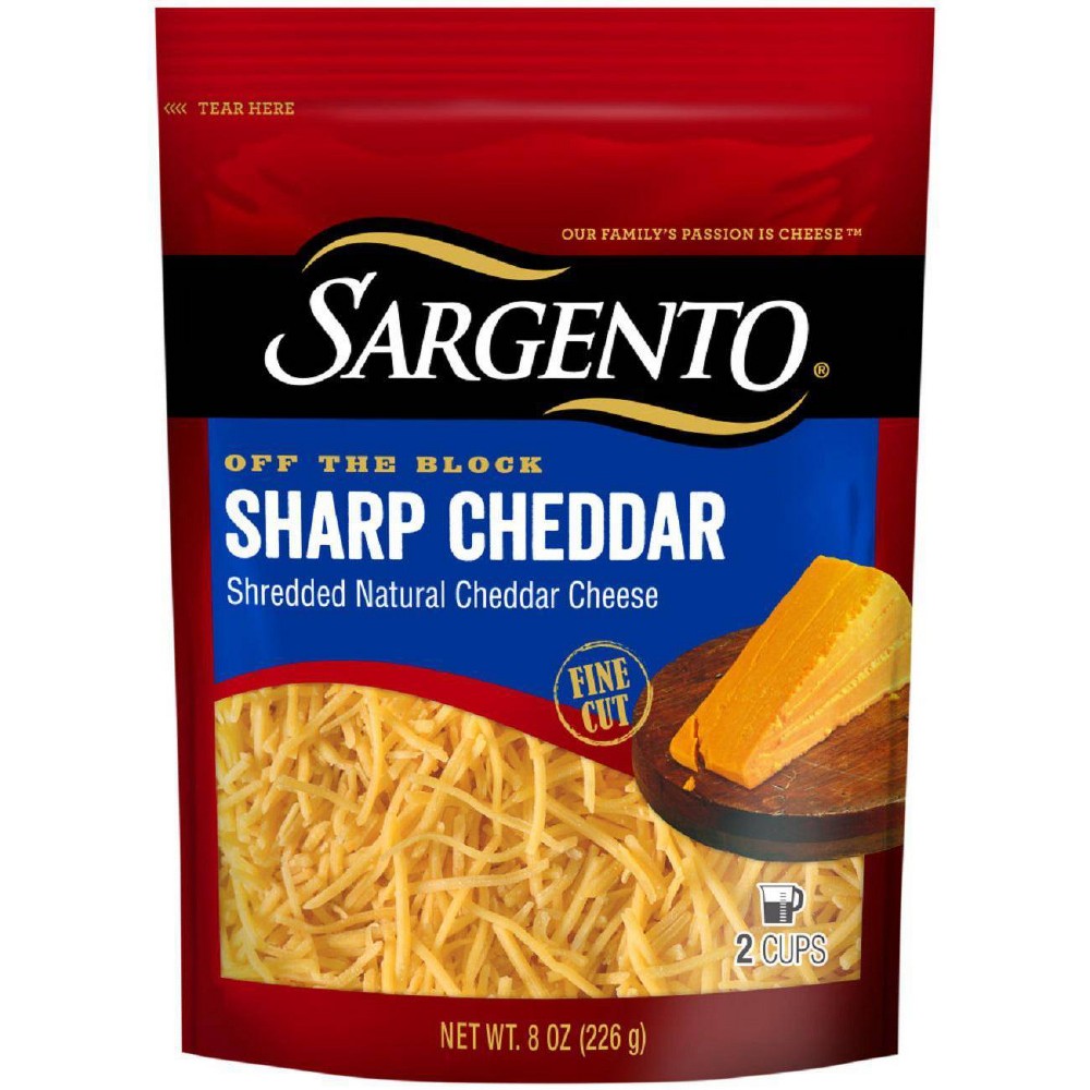 UPC 046100400661 - Sargento Sharp Cheddar Shredded Cheese - 8oz ...