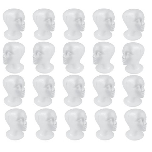 Shany Styrofoam Mannequin Heads Wig Stand - 24 Pieces : Target