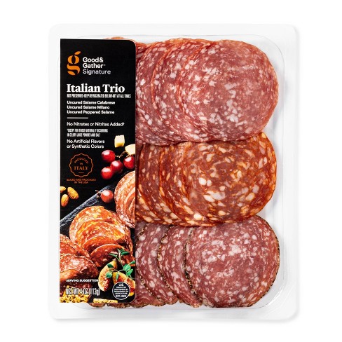 Signature Italian Uncured Salami Trio - 4oz - Good & Gather™ : Target