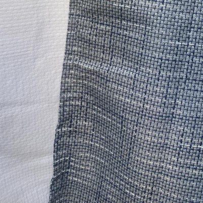 Kline Burlap Weave Thermal 100% Blackout Grommet Top Curtain Panel ...