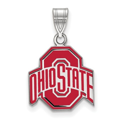 Black Bow Jewelry Sterling Silver Ohio State Buckeyes Ncaa Medium ...