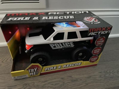 Maxx Action Large Police Suv Lights & Sounds Motorized Rescue Vehicle ...