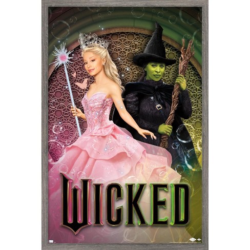 Trends International Wicked - Elphaba And Glinda Upland Framed Wall ...