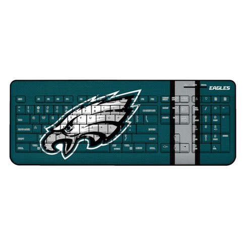 Keyscaper Philadelphia Eagles Stripe Wireless Usb Keyboard : Target