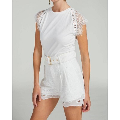 Women's Elisa Lace Combo Top - Generation Love L : Target