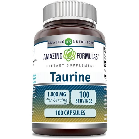 Amazing Formulas Taurine 1000 Mg 100 Capsules : Target