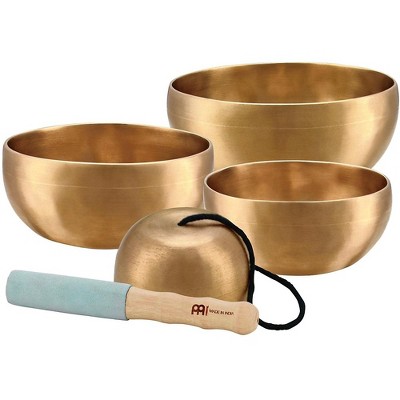 Store Indya Hand-painted 7 Inch Metal Tibetan Singing Bowl Set ...