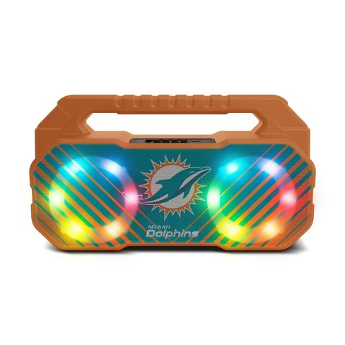 Nfl Miami Dolphins Wireless Boombox Dual Speaker With Fm Radio : Target