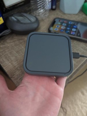 Samsung 15w Super Fast Wireless Charger With Travel Adapter - Gray : Target