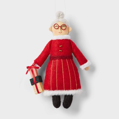 5"h Sullivans Christmas Santa Snow Angel Ornament Red-white : Target