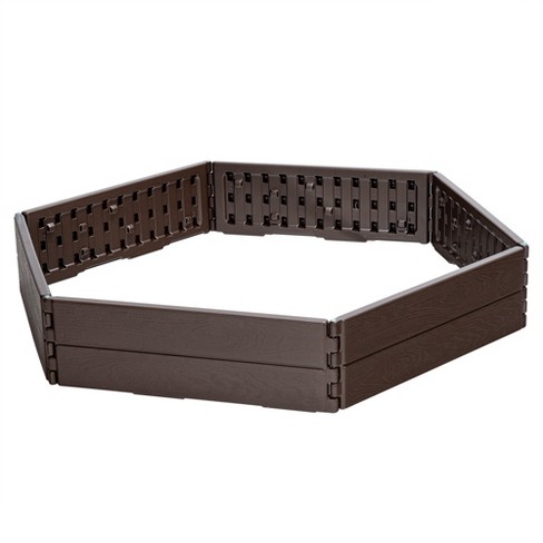 Tangkula 2pcs Planter Raised Bed Hexagon Garden Bed For Vegetable ...