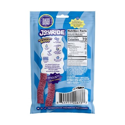 JOYRIDE Candy Sour Blue Raspberry Gummy Strips - Australia | Ubuy