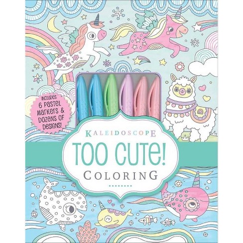 Kaleidoscope: Too Cute! Coloring (board Book) : Target