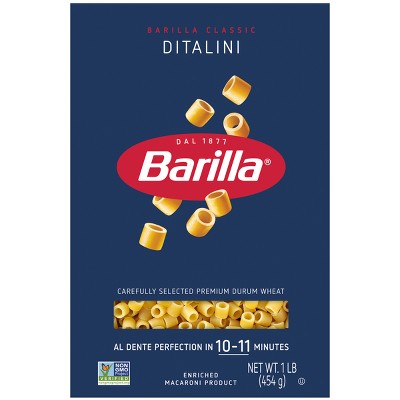 Barilla Ditalini Pasta - 16oz : Target