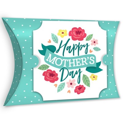 Big Dot Of Happiness Colorful Floral Happy Mother's Day - Square Favor ...