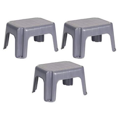 Rubbermaid Durable Plastic Roughneck Small Step Stool W/ 250-lb Weight ...