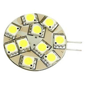 Lunasea Lighting G4 10 LED Side Pin Light Bulb - 10917262 Boat ...