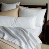 French Linen Body Pillow With Removable Sham - White | Bokser Home : Target
