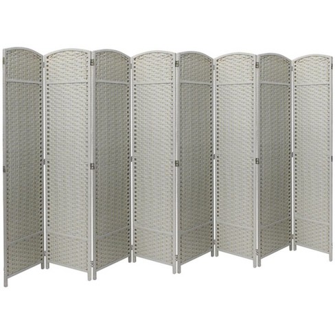 Sorbus 8 Panel Room Divider Panel, 6 Ft. Tall Extra Wide Double Hinged ...