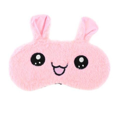 Unique Bargains Cartoon Rabbit Eye Mask Pink 1 Pc : Target
