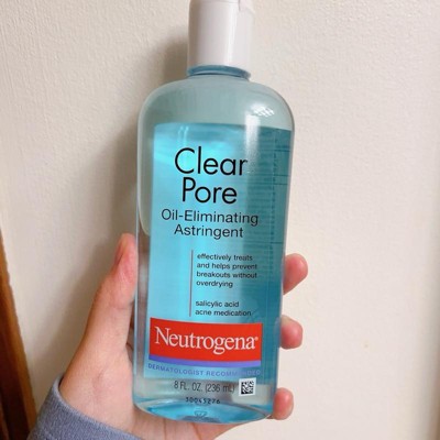 Neutrogena Clear Pore Oil-eliminating Facial Astringent, Pore Clearing ...