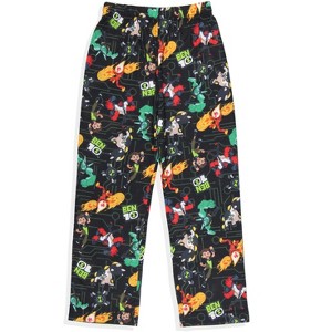 Ben 10 Boys' Cartoon Omnitrix Characters Aliens Tossed Print Pajama ...