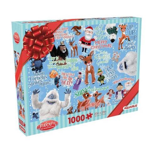 Aquarius Puzzles Rudolph The Red Nosed Reindeer Wrapping Paper 1000 ...