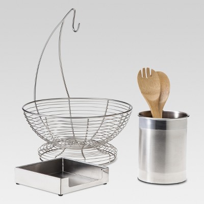 Matte Finish 2-tier Fruit Basket - Threshold™ : Target