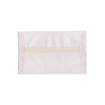 Jam Paper A10 Translucent Vellum Invitation Envelopes 6 X 9.5 Clear ...
