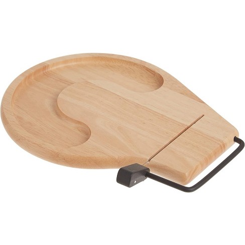 Prodyne Beechwood Round Contour Cheese Slicer/tray : Target