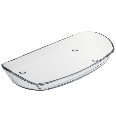 Slickblue Multipurpose Glass Tray 14.5" – Oven-safe Cristalline Design ...