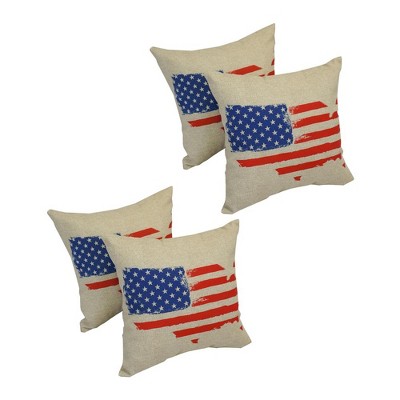 Spun Polyester 17-inch Outdoor Throw Pillows (set Of 4) Co-jo16-26-s4 ...