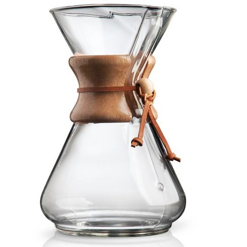 Chemex Pour-over Glass Coffeemaker - Classic Series - 10-cup ...