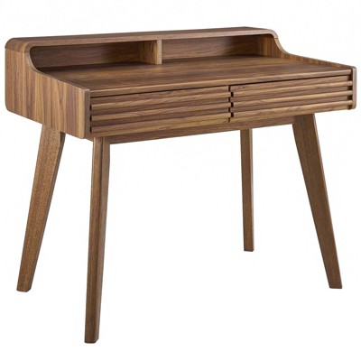 Render Writing Desk Oak - Modway : Target