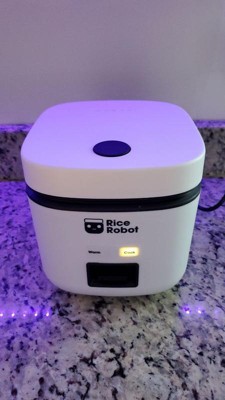 Rice Robot Rice Cooker 4.5 Cups Cooked Electric Mini Rice Maker Pot ...