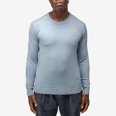 X Ray Men's Basic Crewneck Sweater In Powder Blue Size 3xl : Target