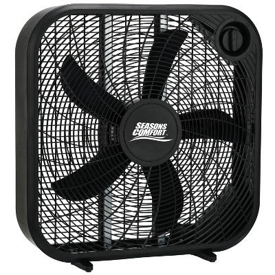 Lasko Box Fan Black : Target