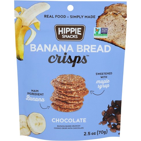 Hippie Snacks Crisps Banana Bread Chocolate - Pack Of 8 - 2.5 Oz : Target