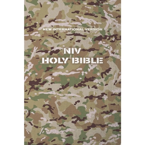 Niv, Holy Bible, Compact, Paperback, Military Camo, Comfort Print - By Zondervan : Target
