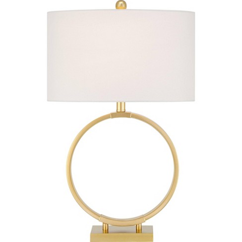 360 Lighting Kristy 27 1/2" Tall Loop Circle Modern Table Lamp Gold ...
